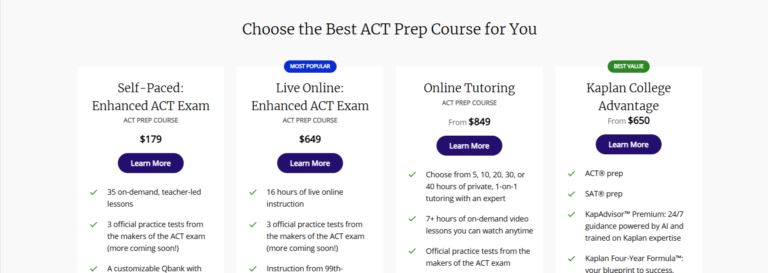 Kaplan Coupon Code (2026) 50% Discount on LSAT, MCAT